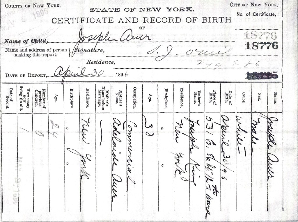 The Mystery of Joseph Auer–Part IV – TrueStories